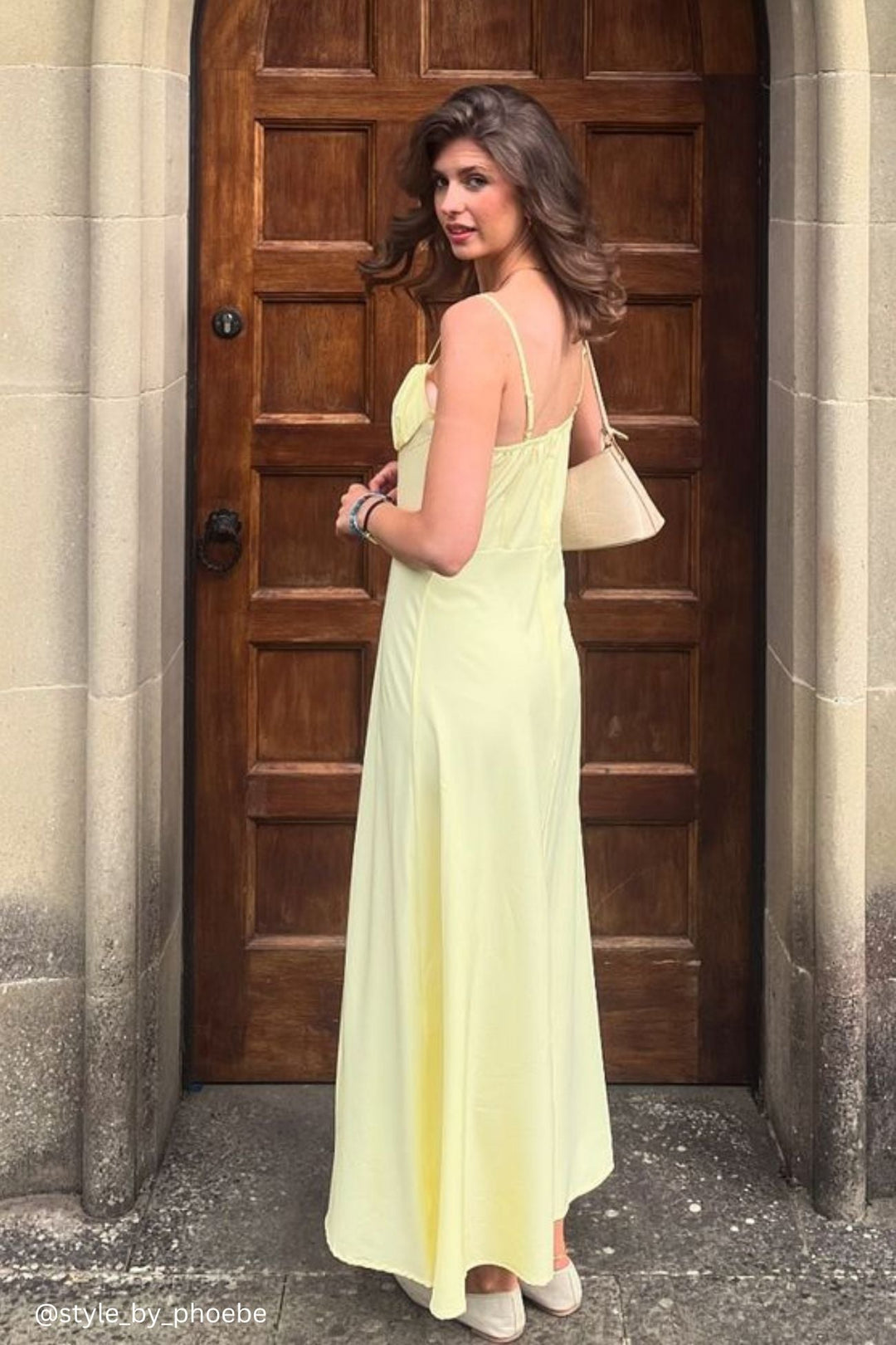 Saar – Corset Maxi Jurk met Striksluiting en A-Lijn Snit – Verlomoda